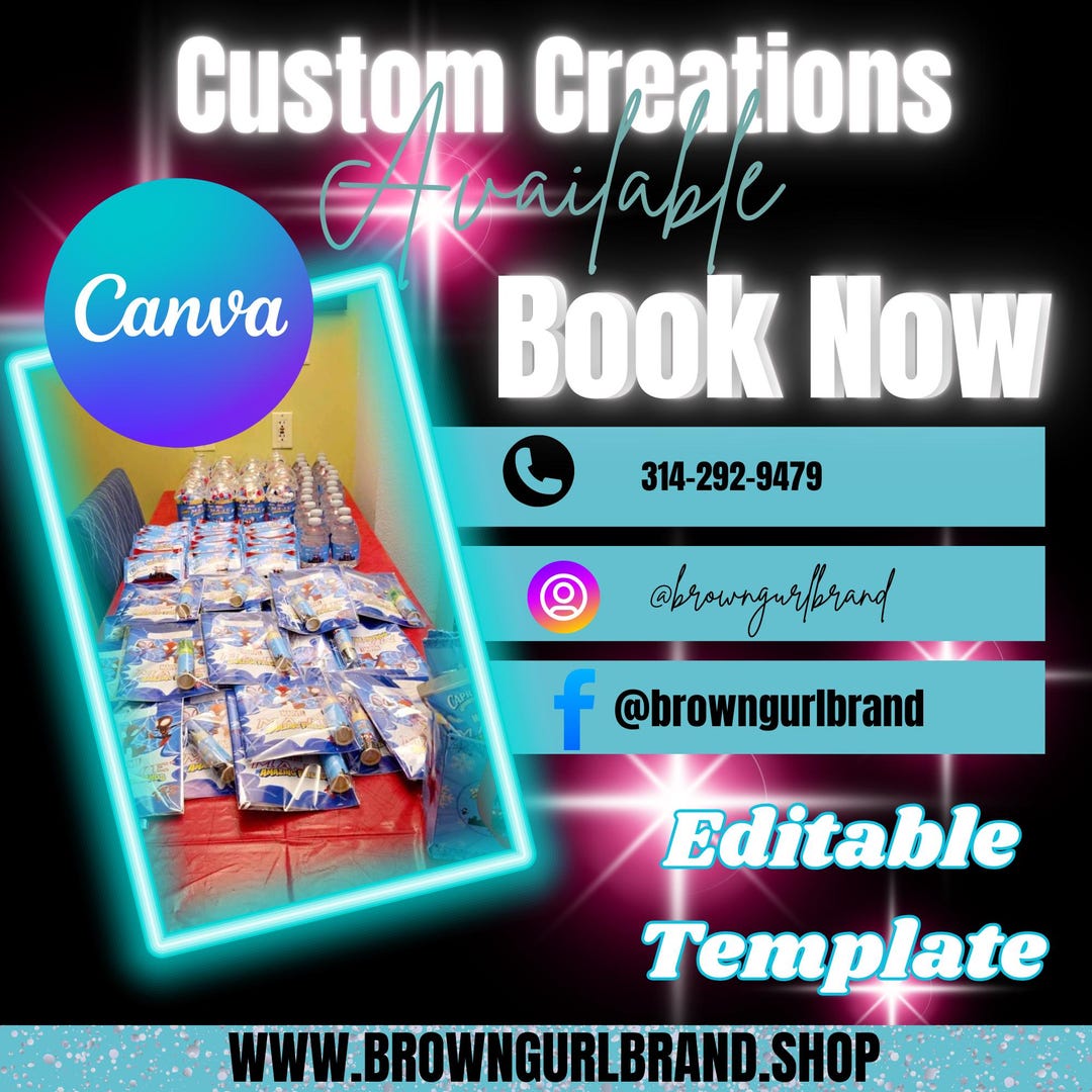 Editable Canva Business Flyer Template - Etsy