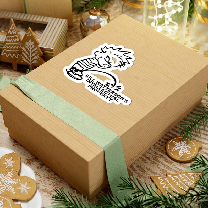 Calvin Peeing on Bill Watterson Sticker - Etsy