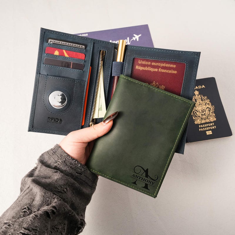 Passport Wrist Wallet - Etsy