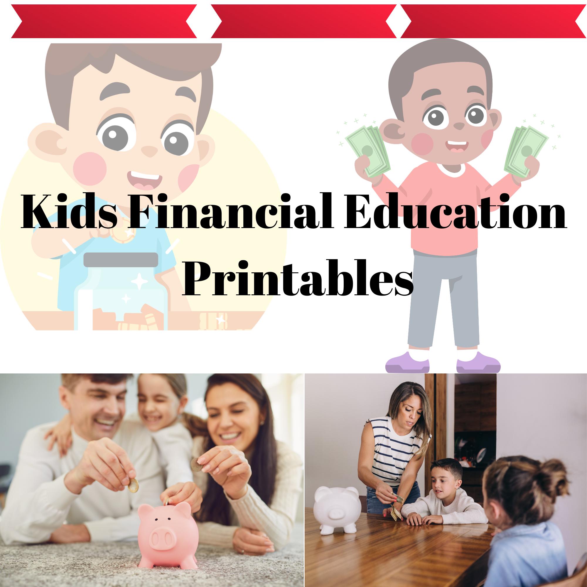 Kids Money Management Printables – 5-page Financial Literacy Activity ...