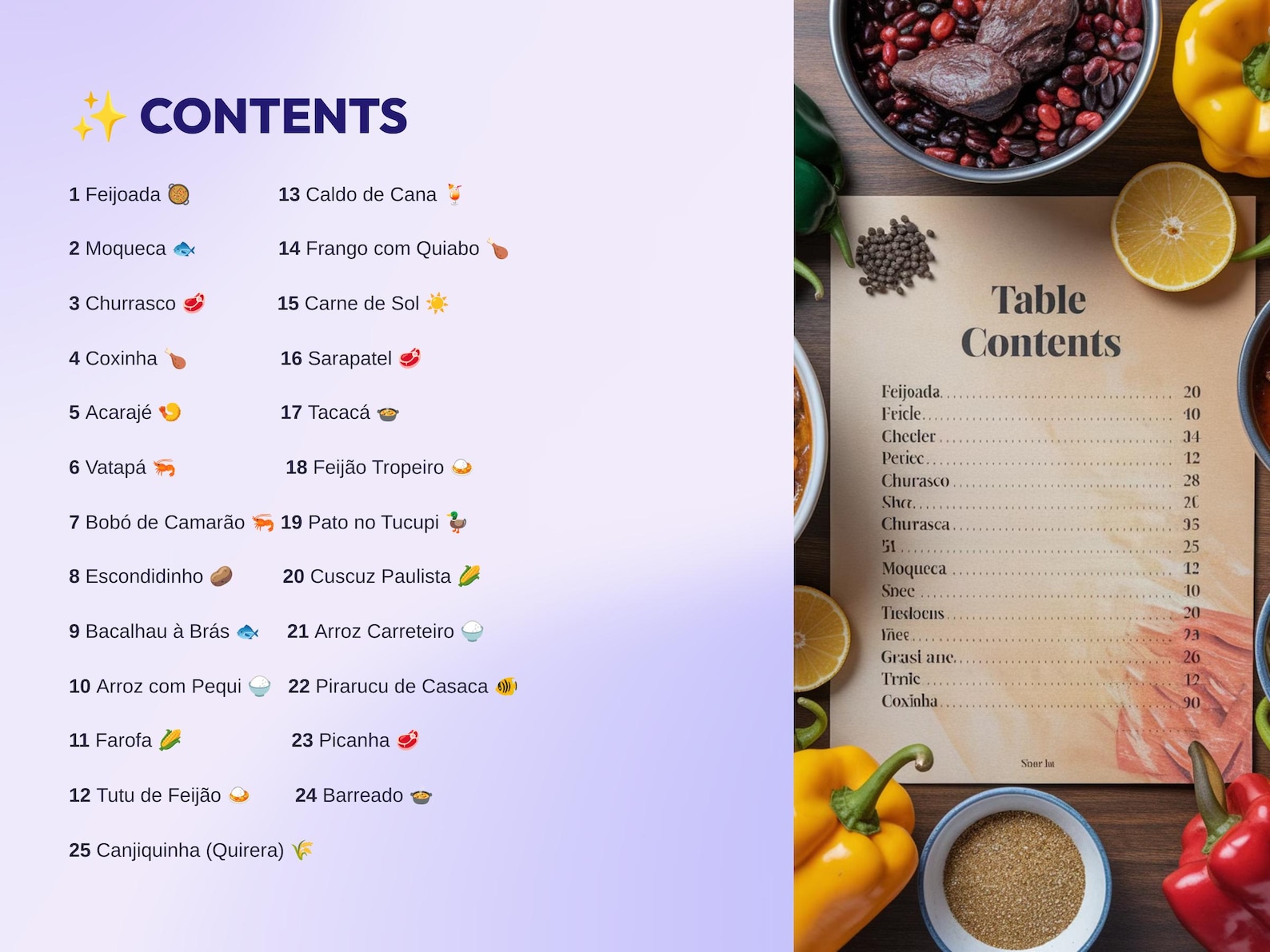 25 Authentic Brazilian Recipes – Digital PDF Cookbook | Traditional ...