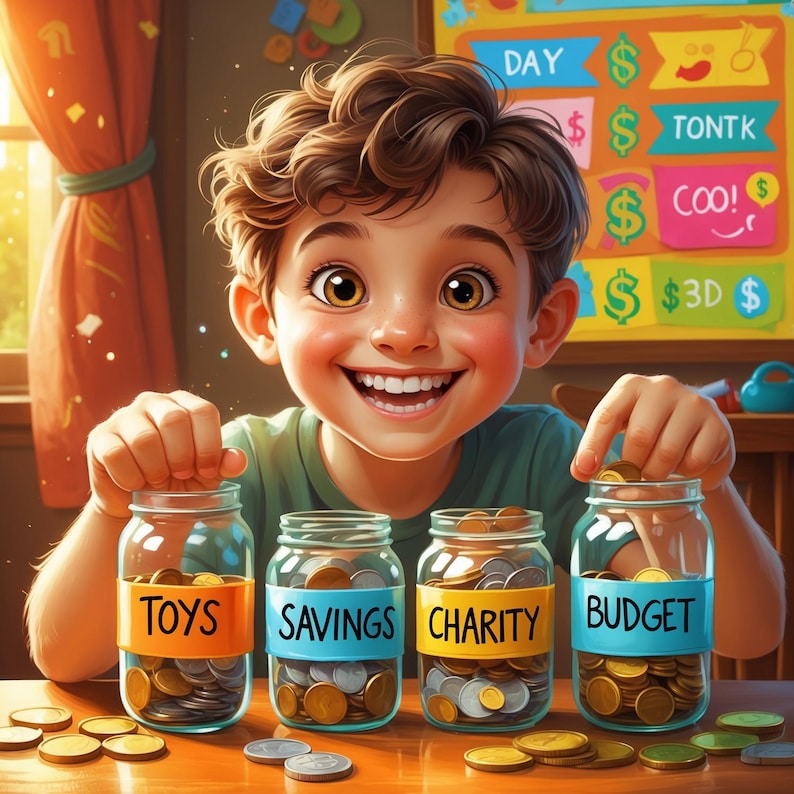 Kids Money Management Printables – 5-page Financial Literacy Activity ...