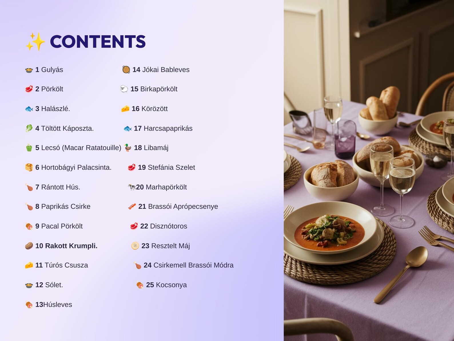 25 Authentic Hungarian Recipes – Digital PDF Cookbook | Traditional ...