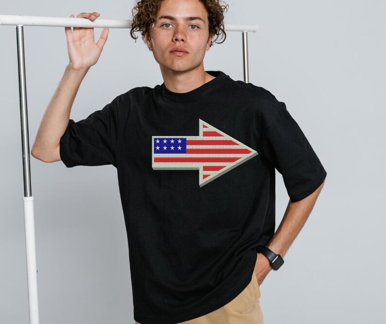 USA Flag Embroidery Design, American Flag Embroidery, 4th of July ...