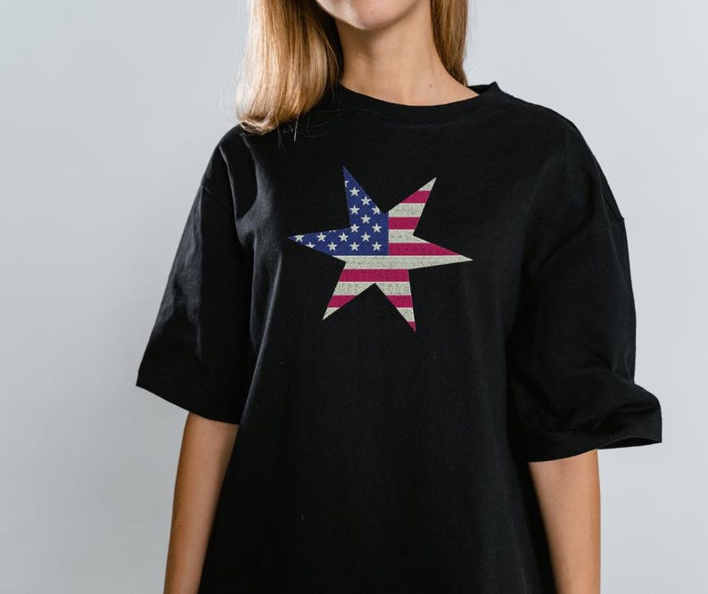 USA Flag Embroidery Design, American Flag Embroidery, 4th of July ...