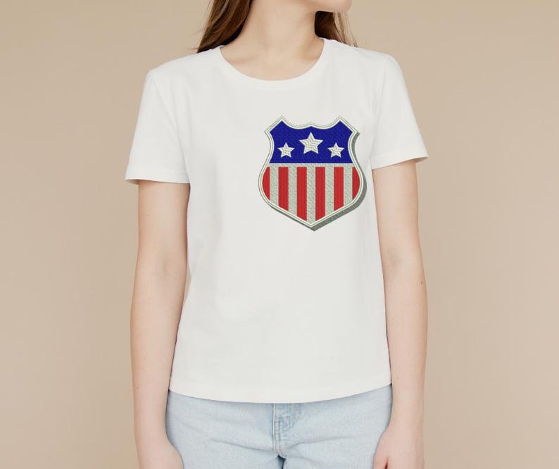 USA Flag Embroidery Design, American Flag Embroidery, 4th of July ...