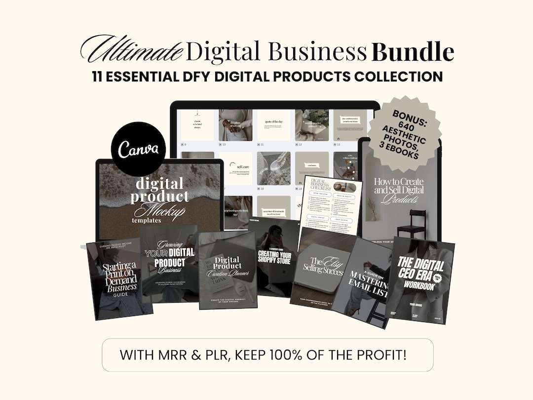 Ultimate Digital Products Starter Kit With Master Resell Rights, MRR ...
