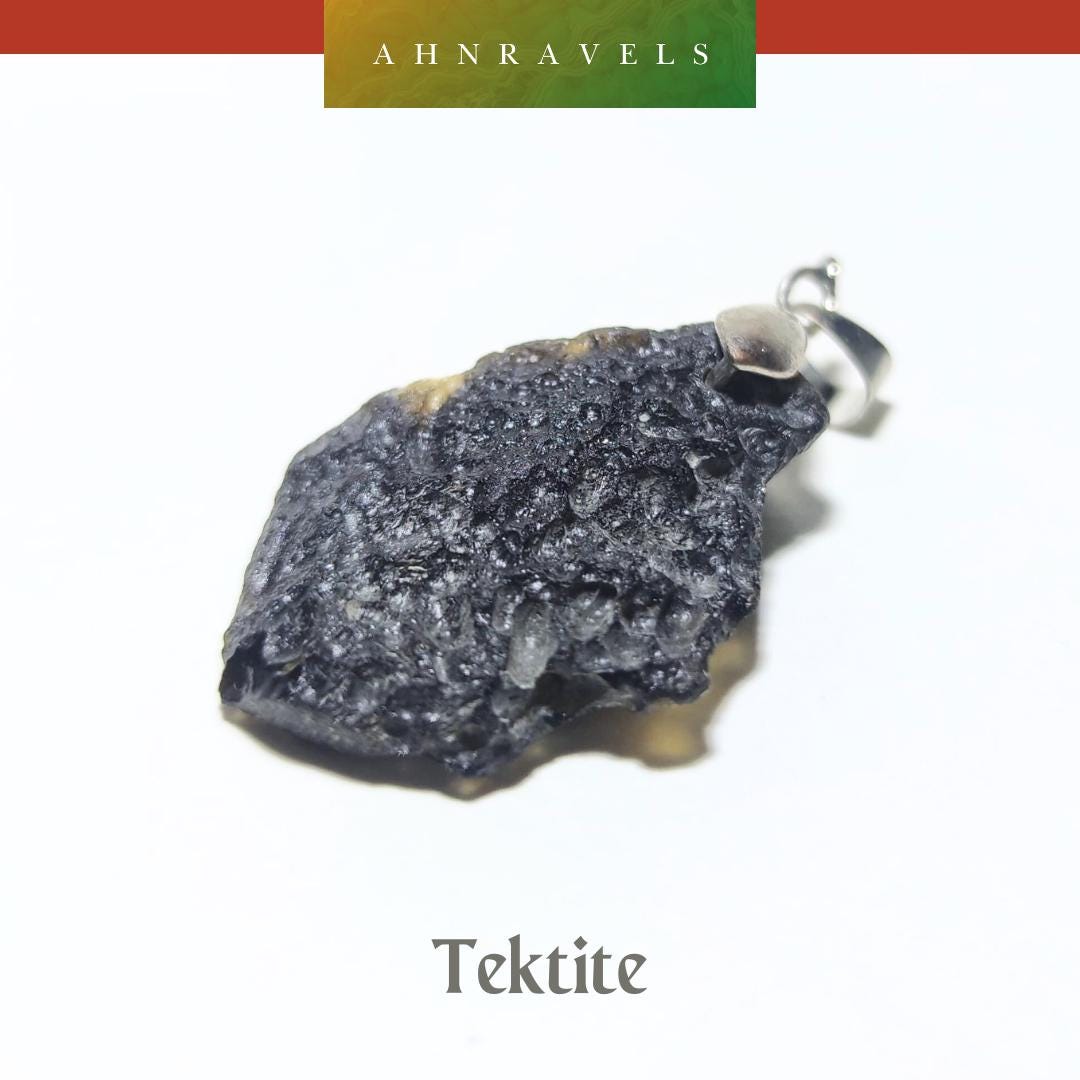 Genuine Tektite Pendant Piece - Meteorite Impact Glass 2.0 (5.4g) - Etsy