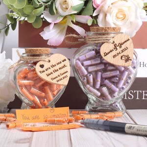 Personalized Love Messages Capsules, DIY Love Letter Pills in a Jar ...
