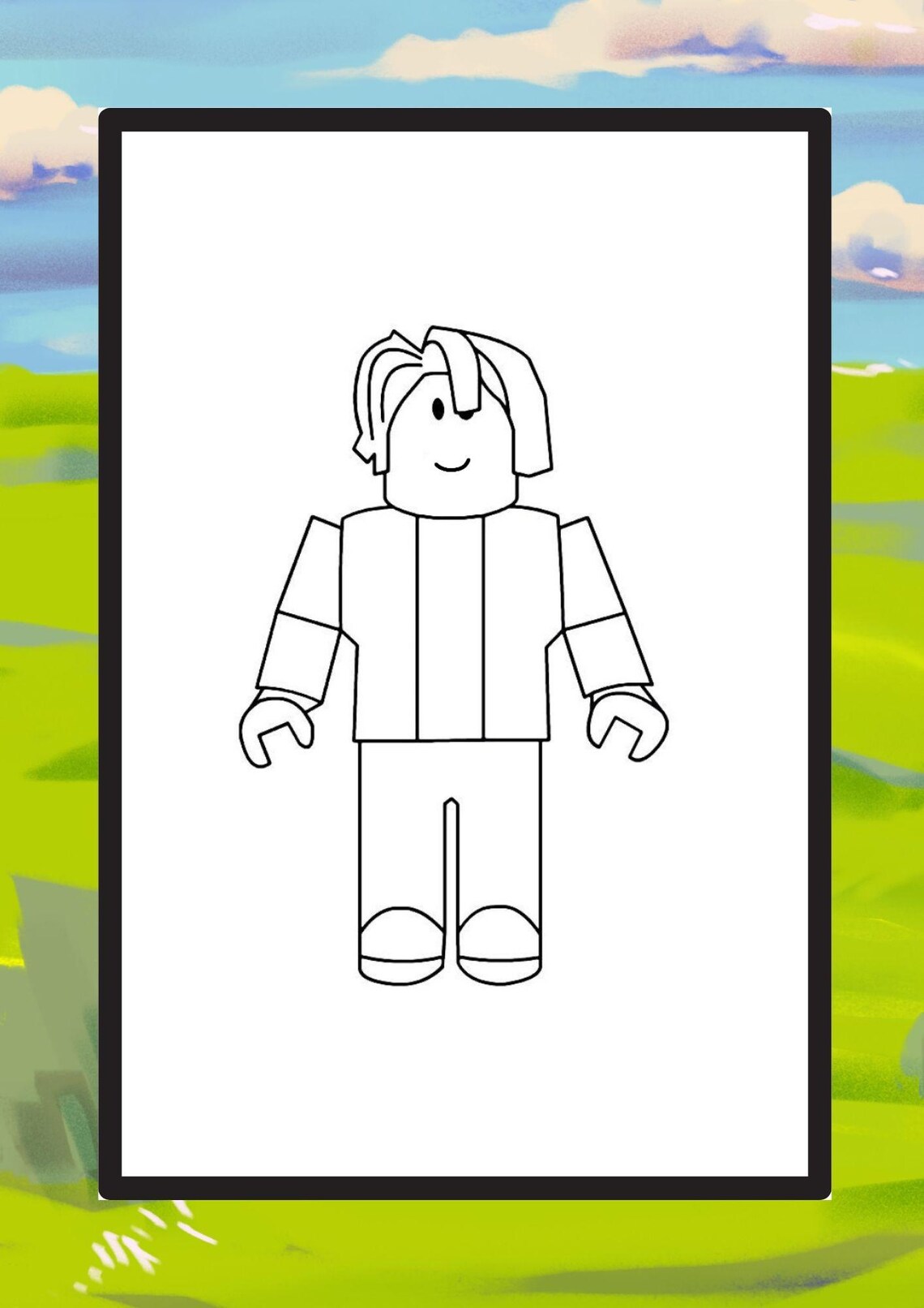 28 Roblox Coloring Book, Roblox Coloring Pages, Digital Coloring Book ...