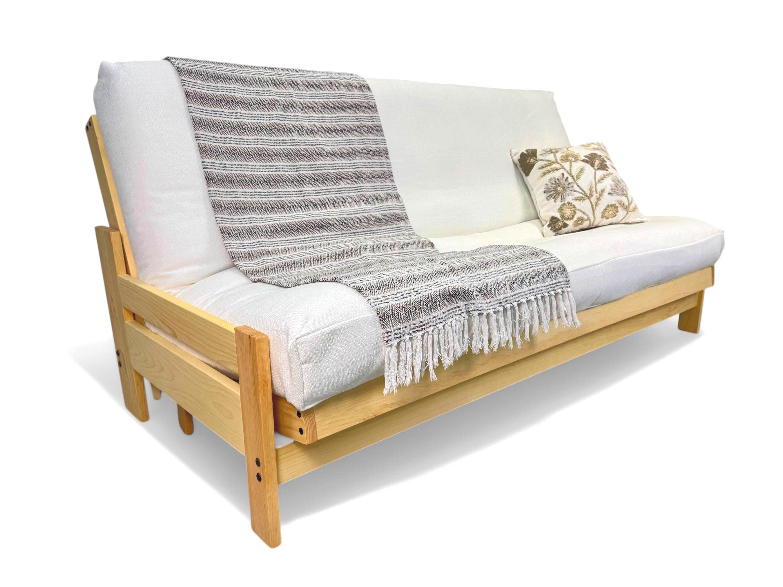 Kamouraska | Wooden Futon Frame | Custom-made Sofa Bed | Rustic ...