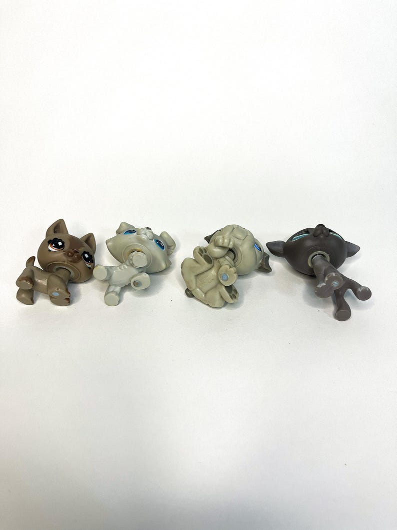 Authentic LPS Littlest Pet Shop Grey Dogs, German Shepherd, Collie ...