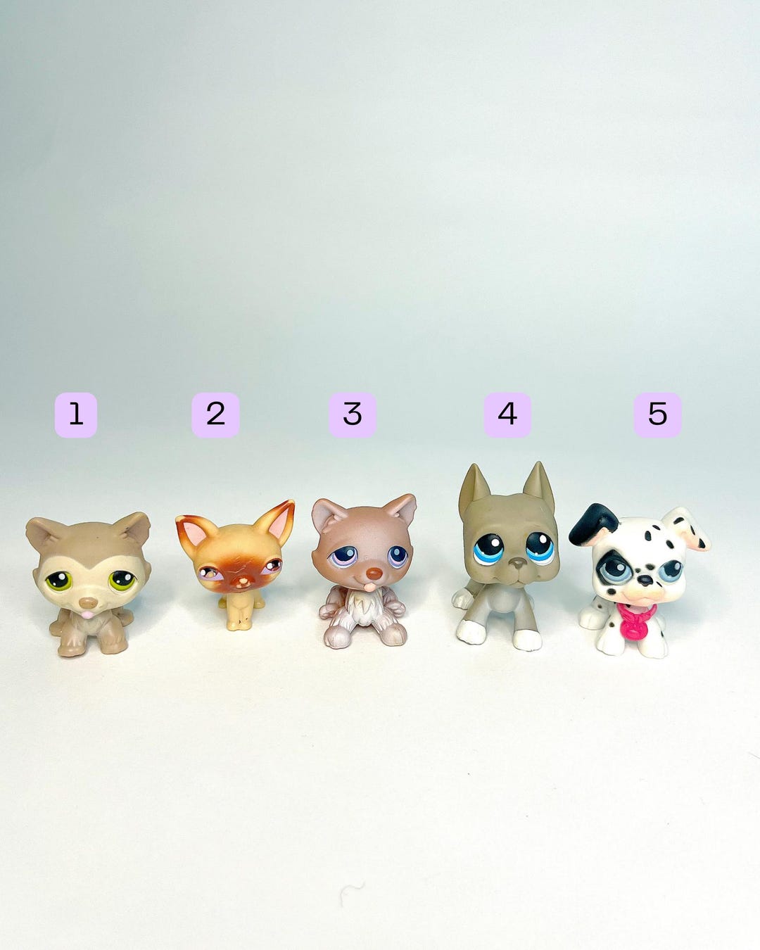 Authentic LPS Dogs: Littlest Pet Shop, Husky, Dalmatian, Chihuahua; Y2K ...