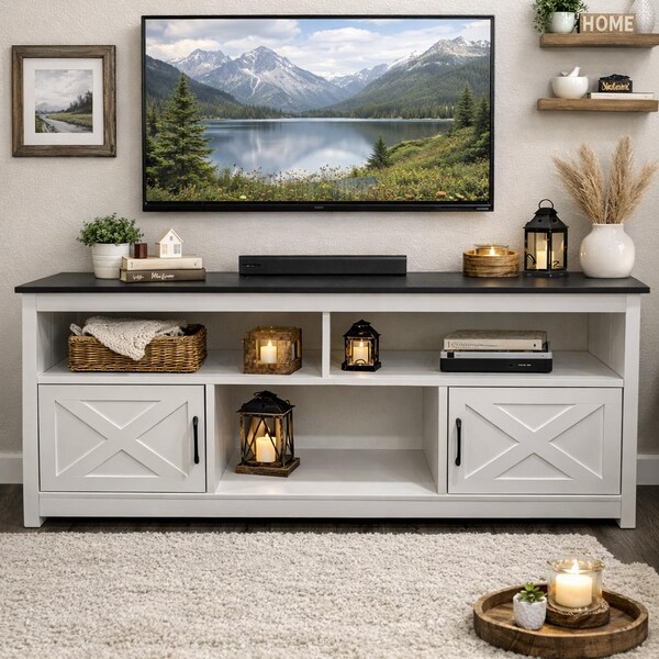 Rustic Media Center - Etsy