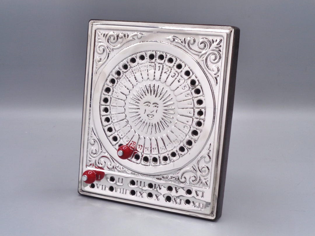 PERPETUAL CALENDAR Perpetual Calendar 925 Silver - Etsy