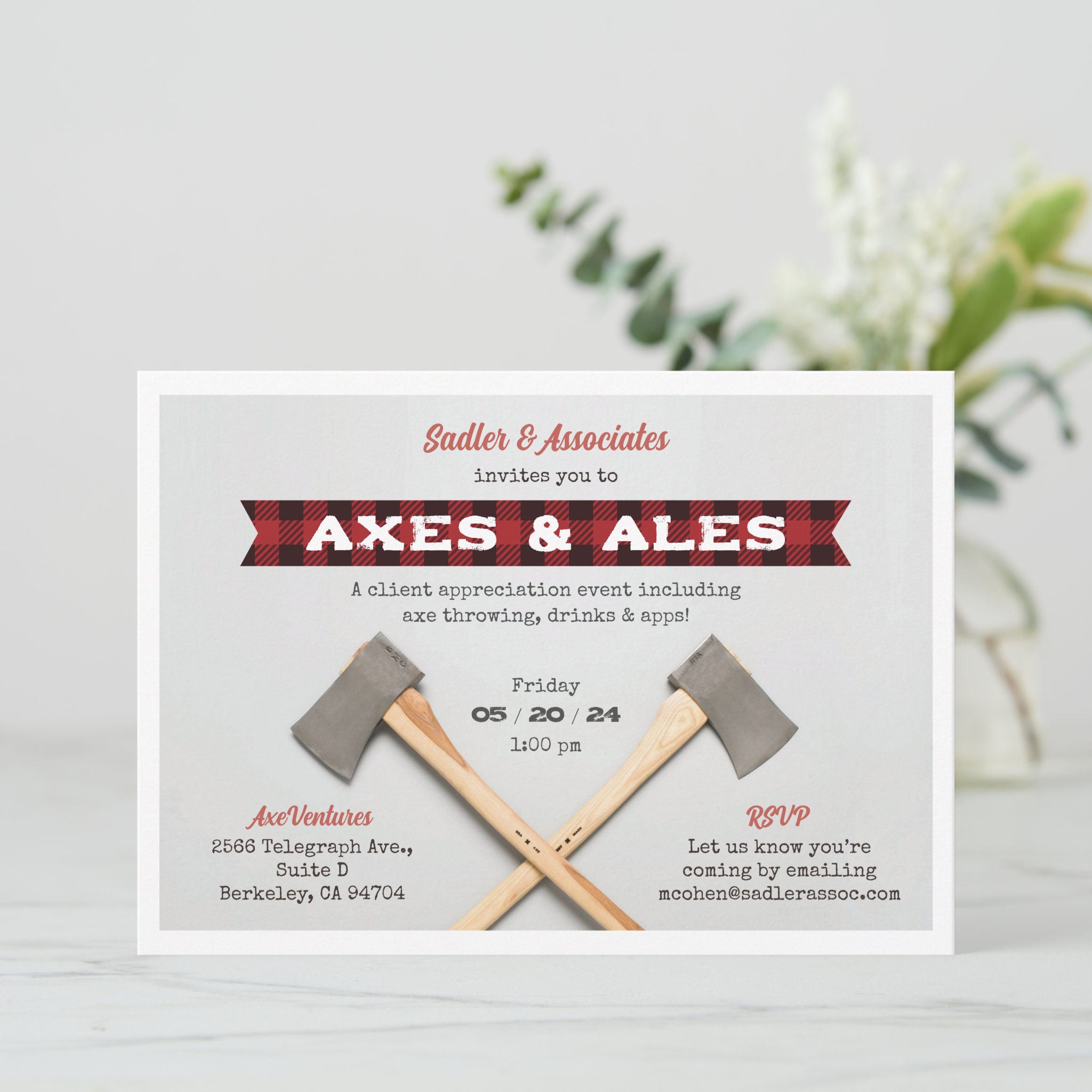 Axe Throwing Party Invitation, Axe Throwing Birthday Party Invite, Axe ...