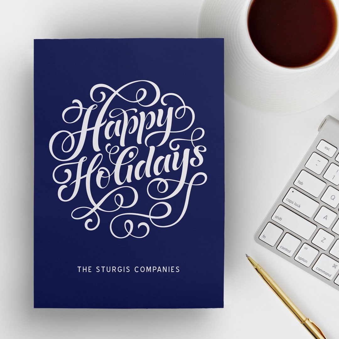 Corporate Holiday Card, Company Holiday Card, or Business Christmas ...