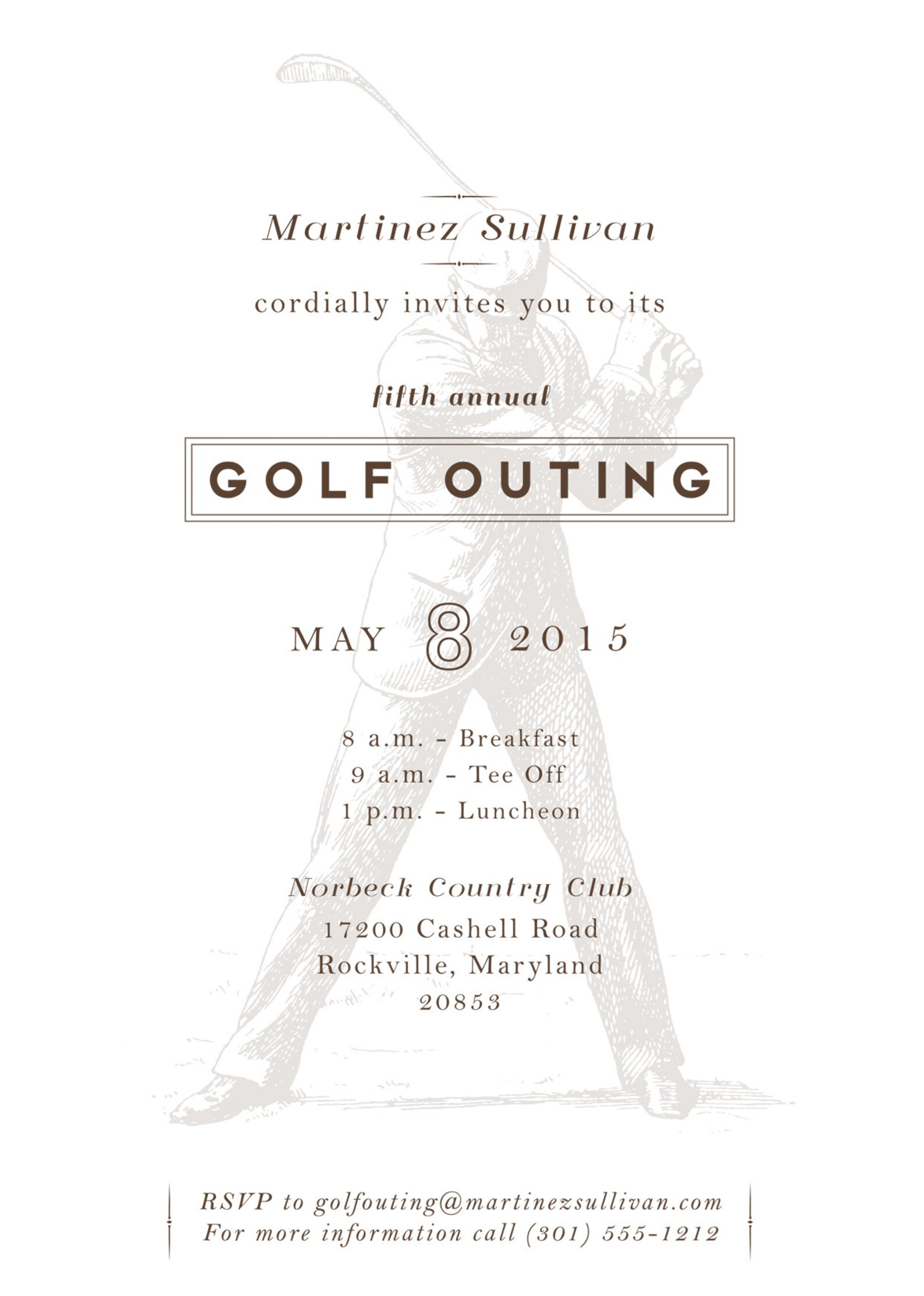 Golf Invitation Golf Tournament Invite Golf Outing - Etsy
