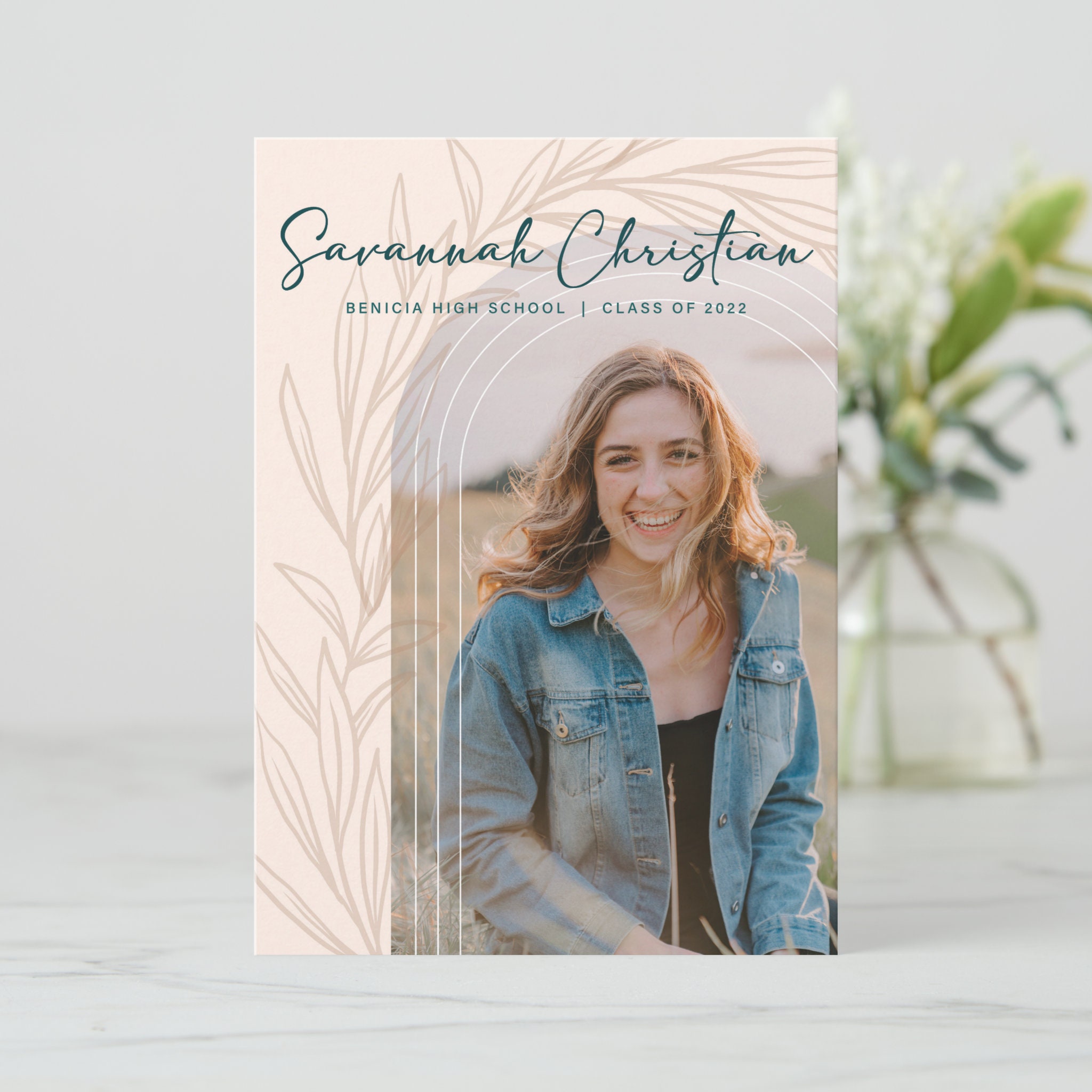 Boho Graduation Announcement Boho Grad Party Invitation - Etsy