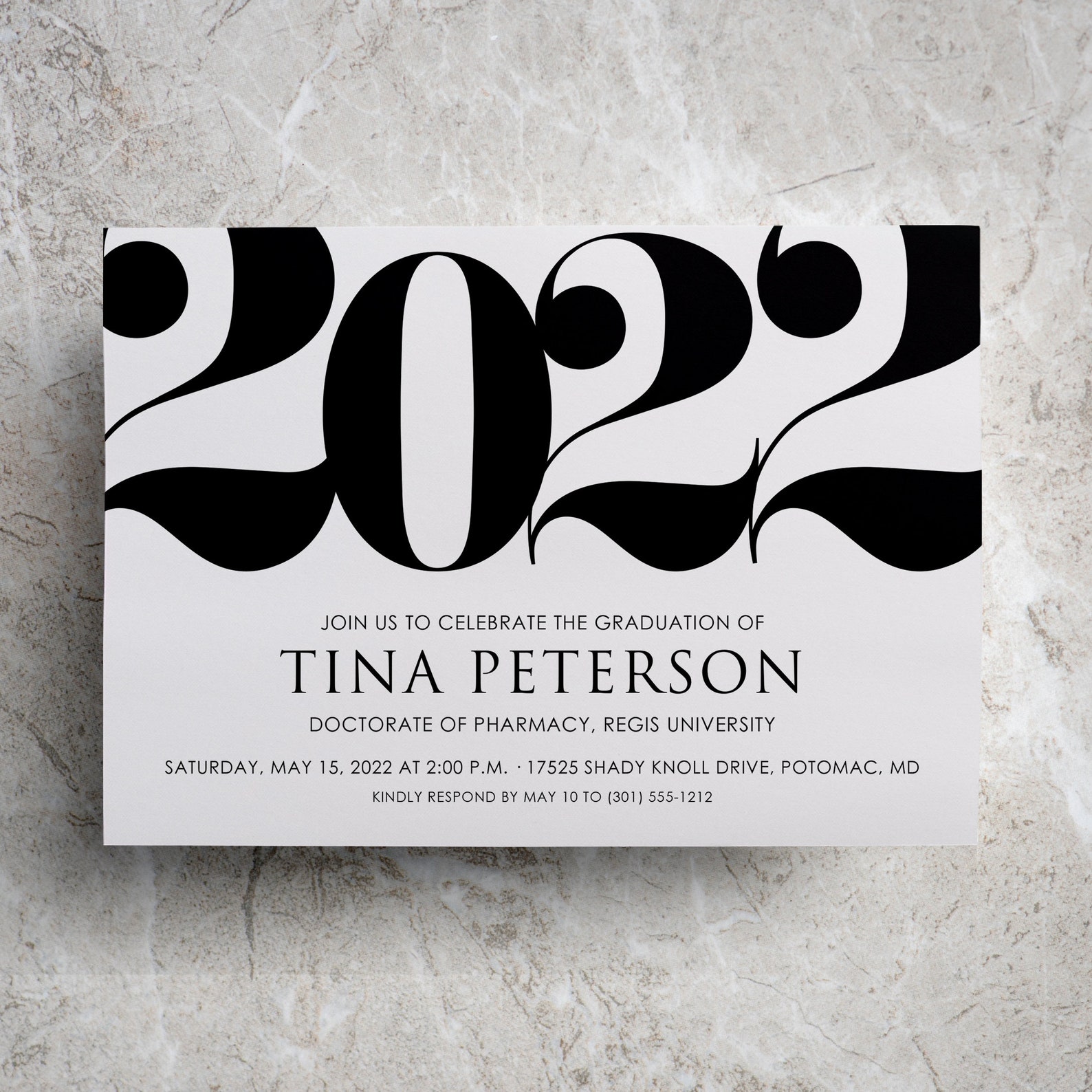 2022 Graduation Announcement Class Of 2022 Graduation Party Etsy UK