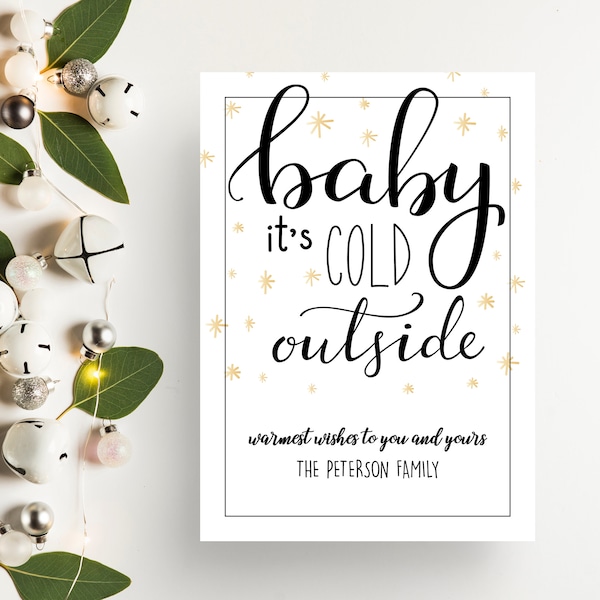 Personalized Non Photo Christmas Cards - Etsy