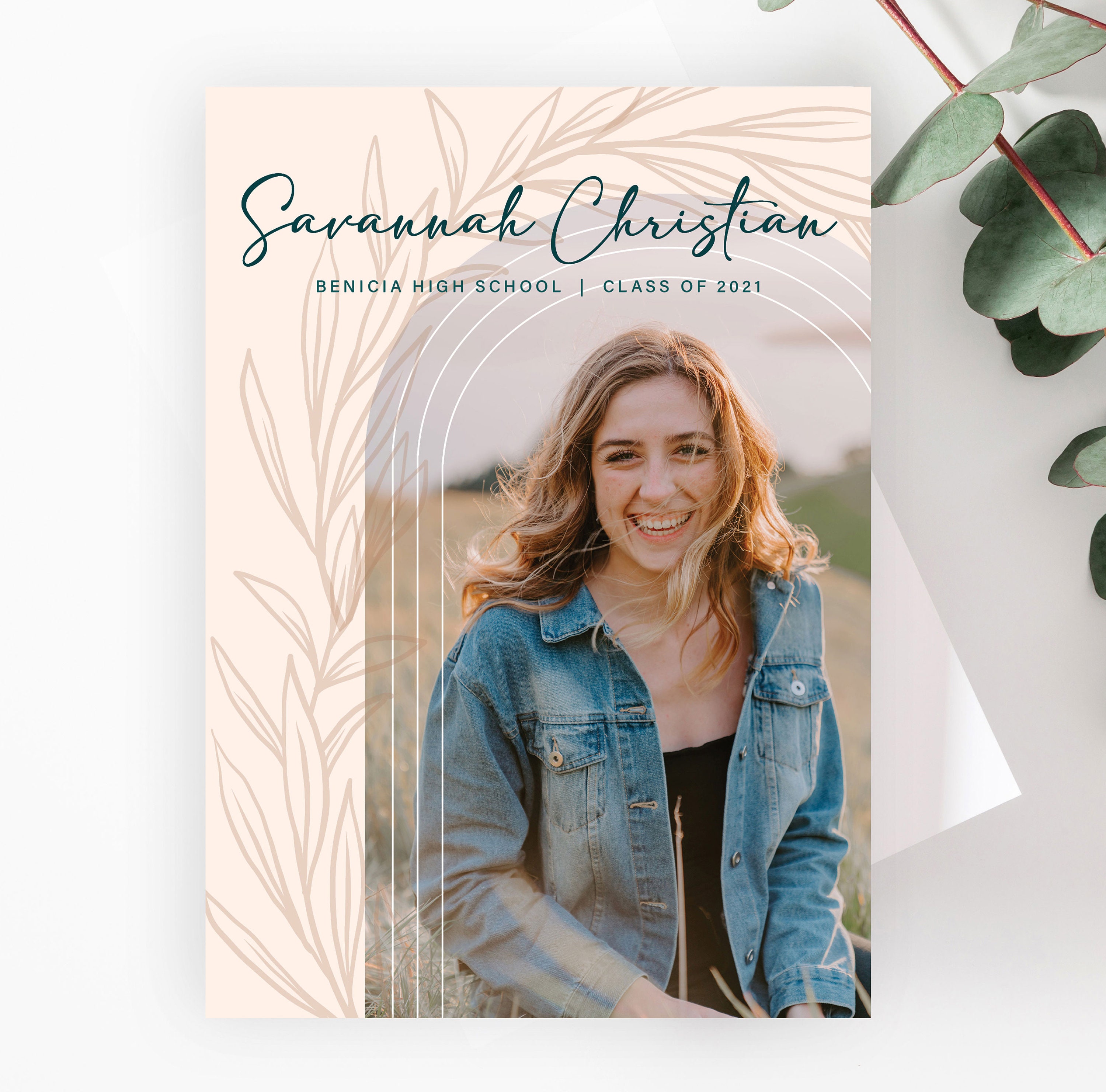 Boho Graduation Announcement Boho Grad Party Invitation | Etsy