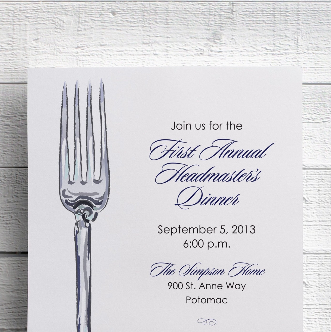 Corporate Dinner Invitations
