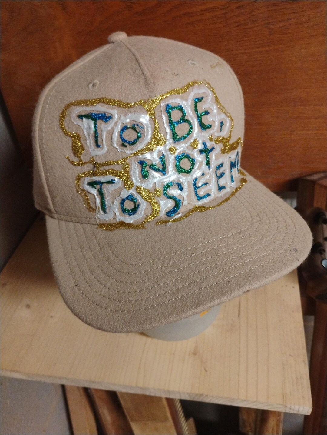 Monster Cap #10 Ball Cap With Fabric Paint - Etsy