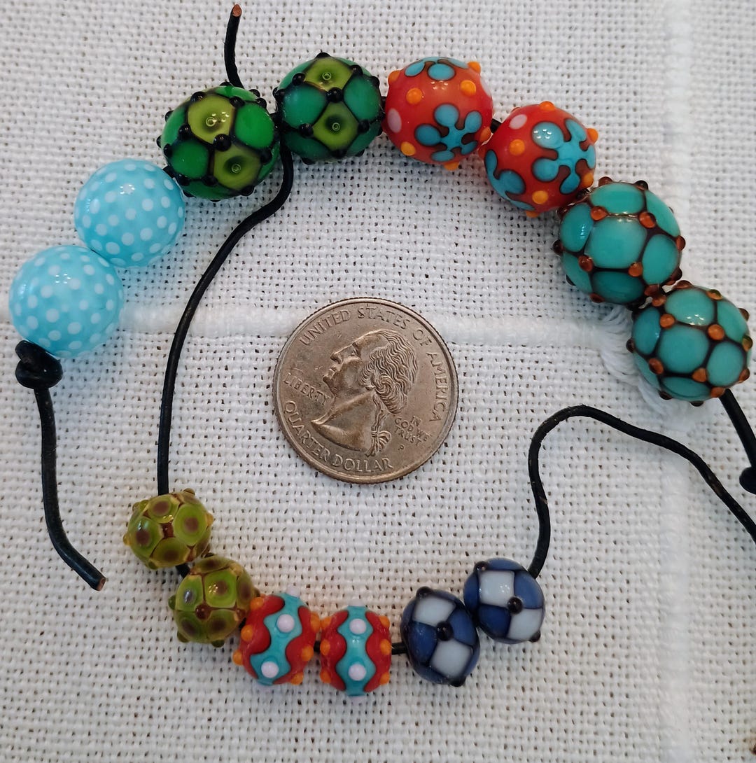 Lampworked Glass Beads - Sets of 2 - Etsy