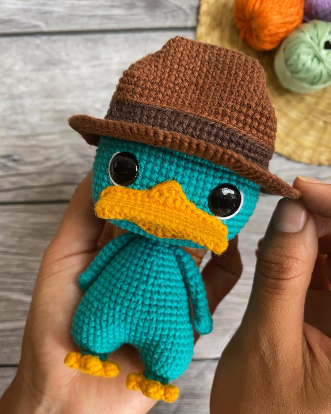 Perry Crochet Pattern PDF – Amigurumi Platypus Toy – Inspired Plush DIY ...