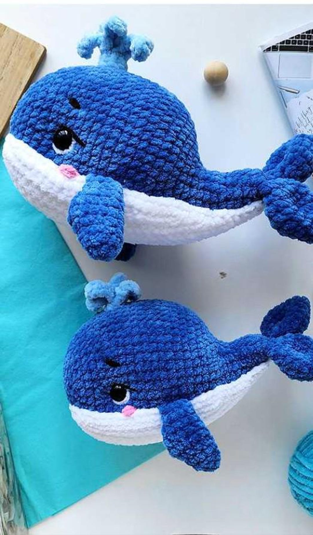 Blue Whale Crochet Pattern, Amigurumi Crochet Patterns ,crochet Pattern ...