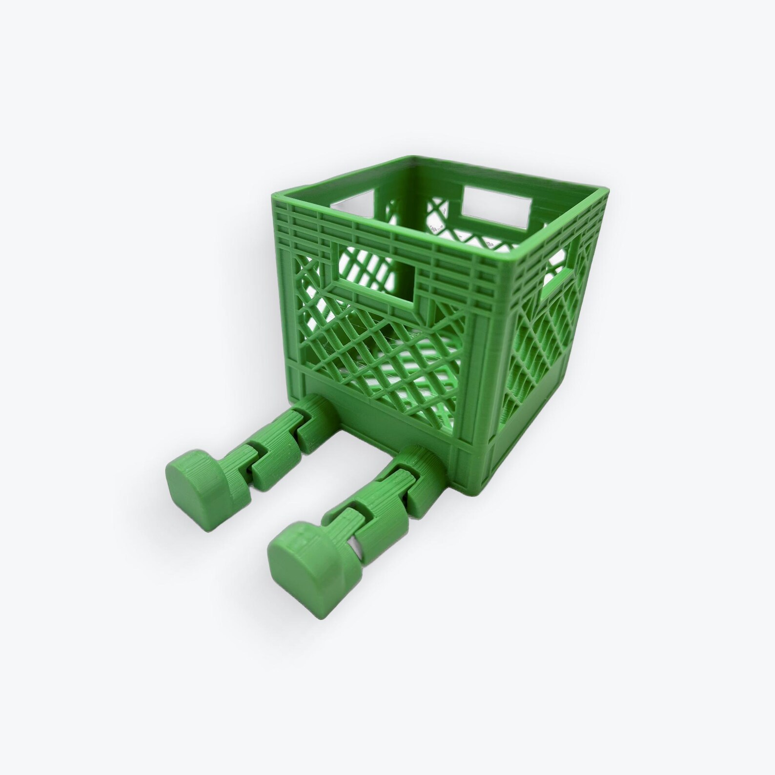 Tiny Milk Crate With Legs - Etsy