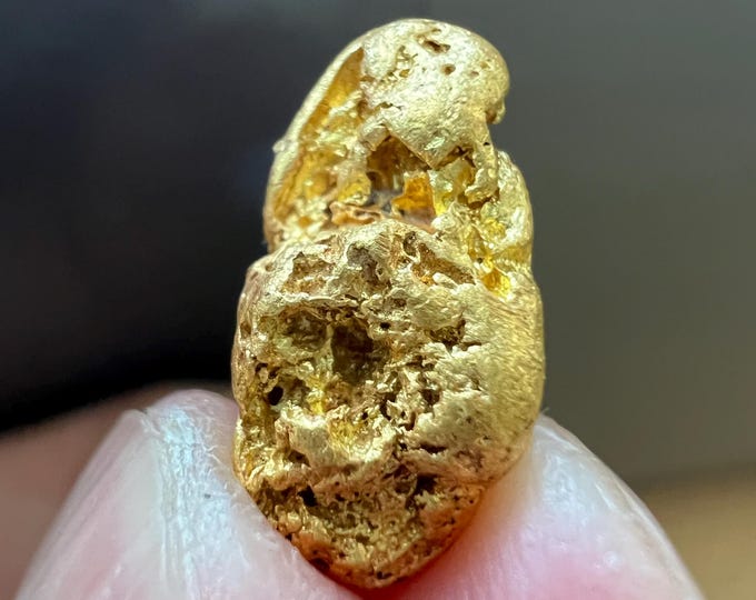 2.10 Grams Australian Natural Gold Nugget, Lustrous, Organic Gold ...
