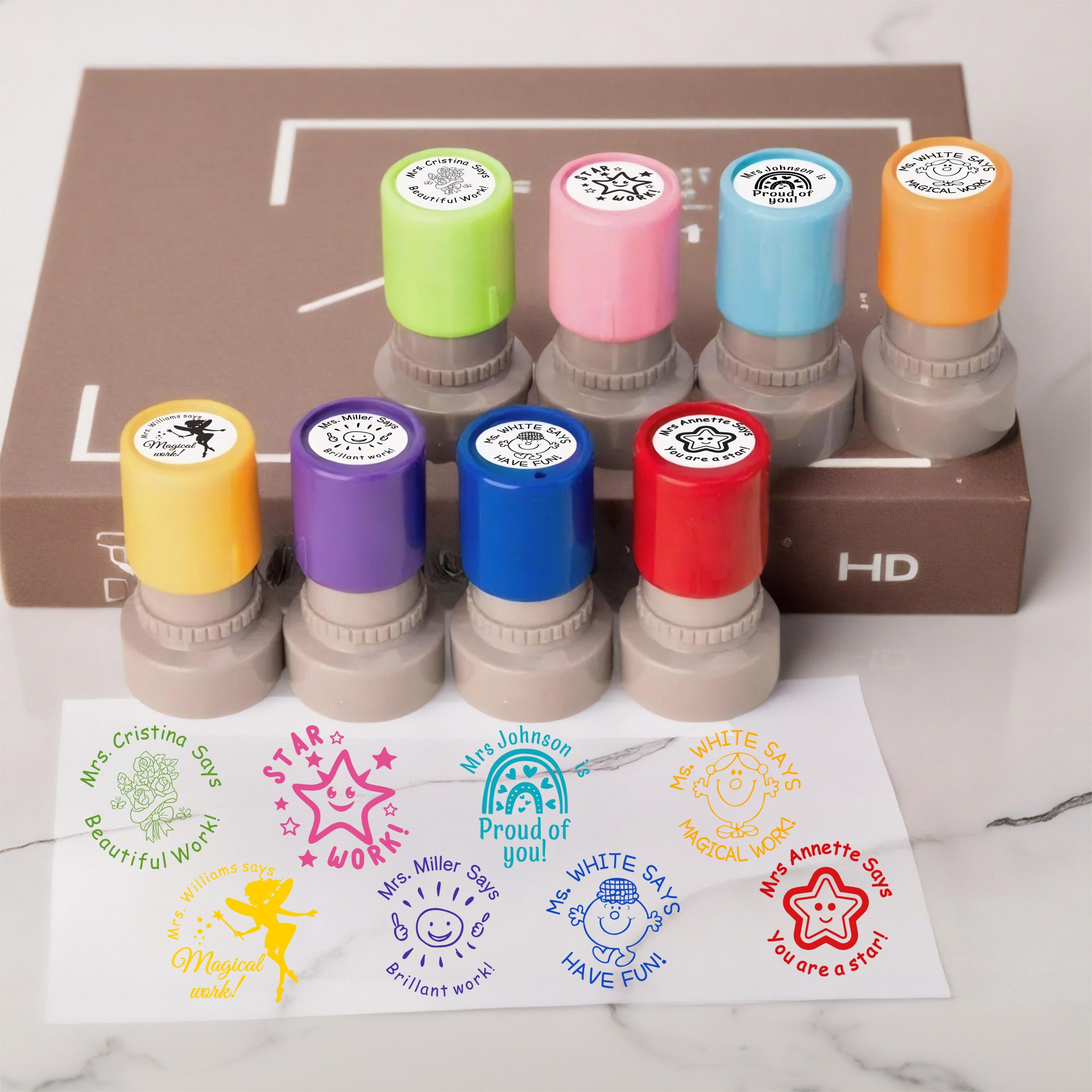 Teacher Grading Stamp,personalized Teacher Stamp,feedback Stamp ...