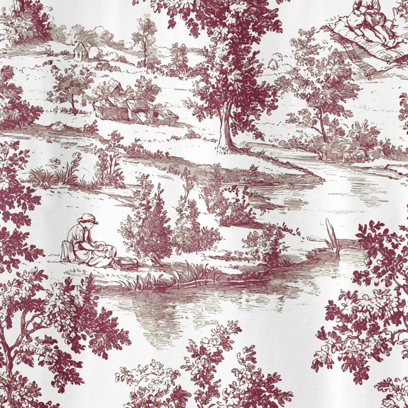Toile Fabric by the Yard - Etsy