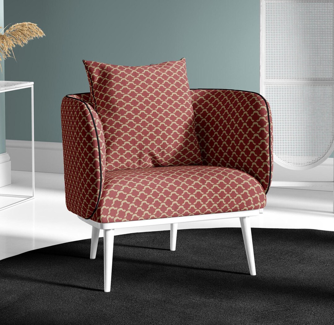 Clamshell Cloud Upholstery Pattern Fabric, Choose Your Color ...