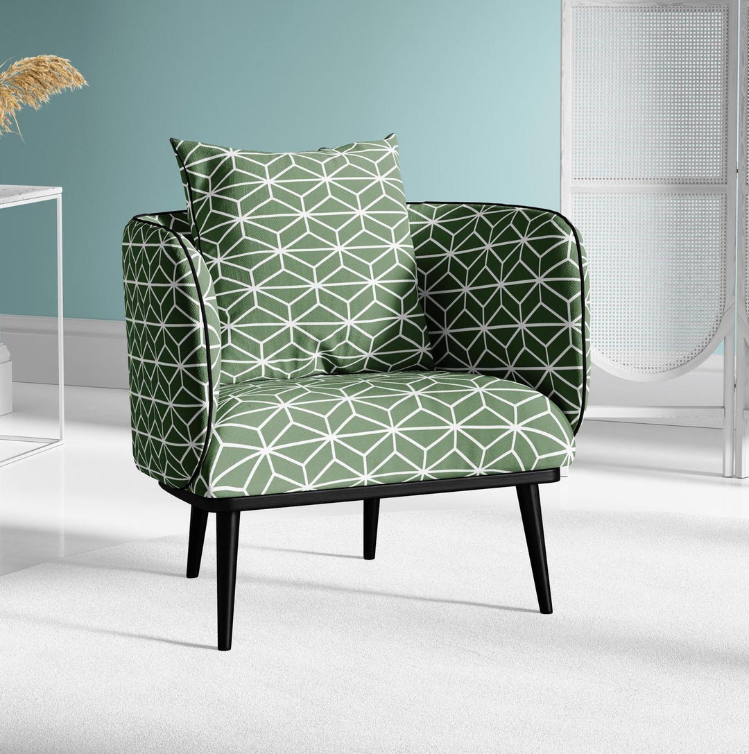 Diamond Box Lattice Pattern Fabric, Choose Your Color, Upholstery ...