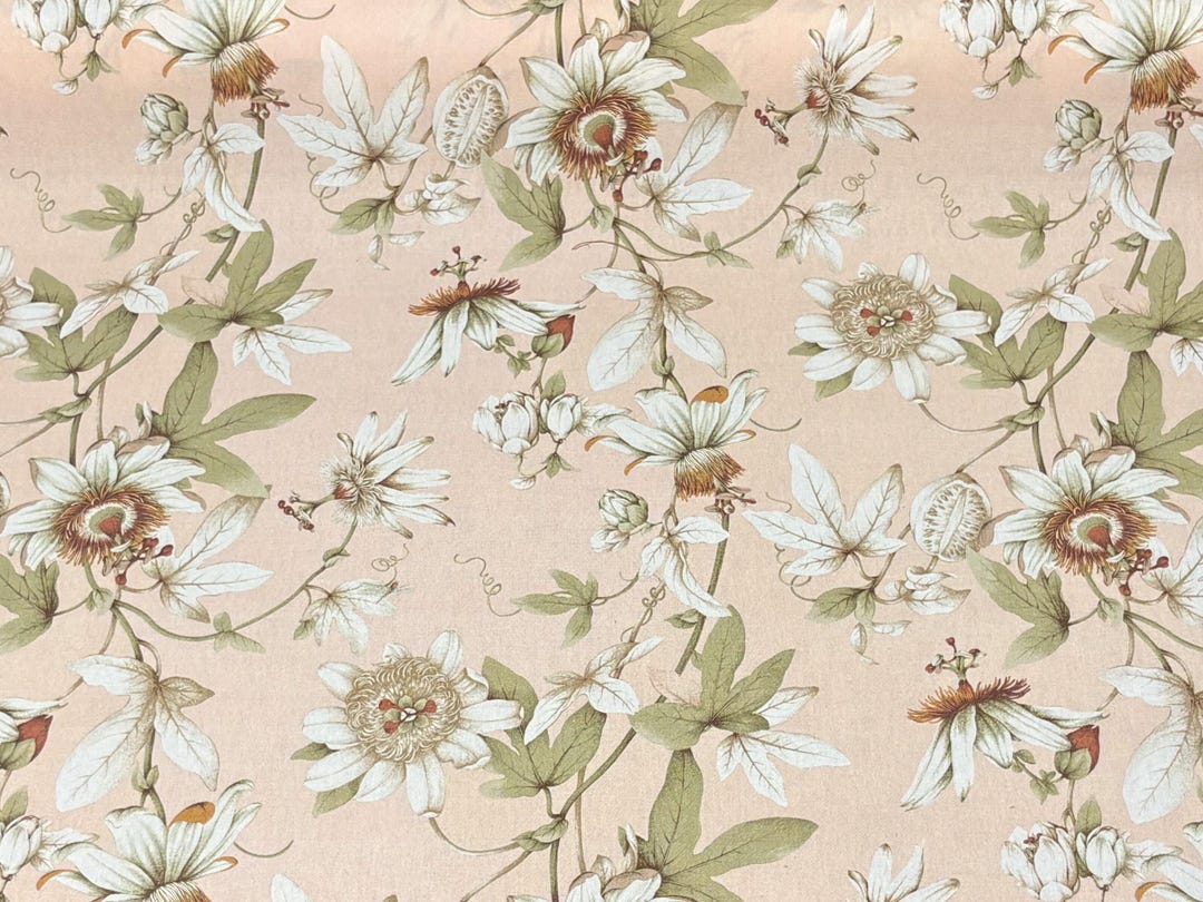 P Kaufmann Country Cottage Fabric in Blush, Woven Fabric, Cotton ...