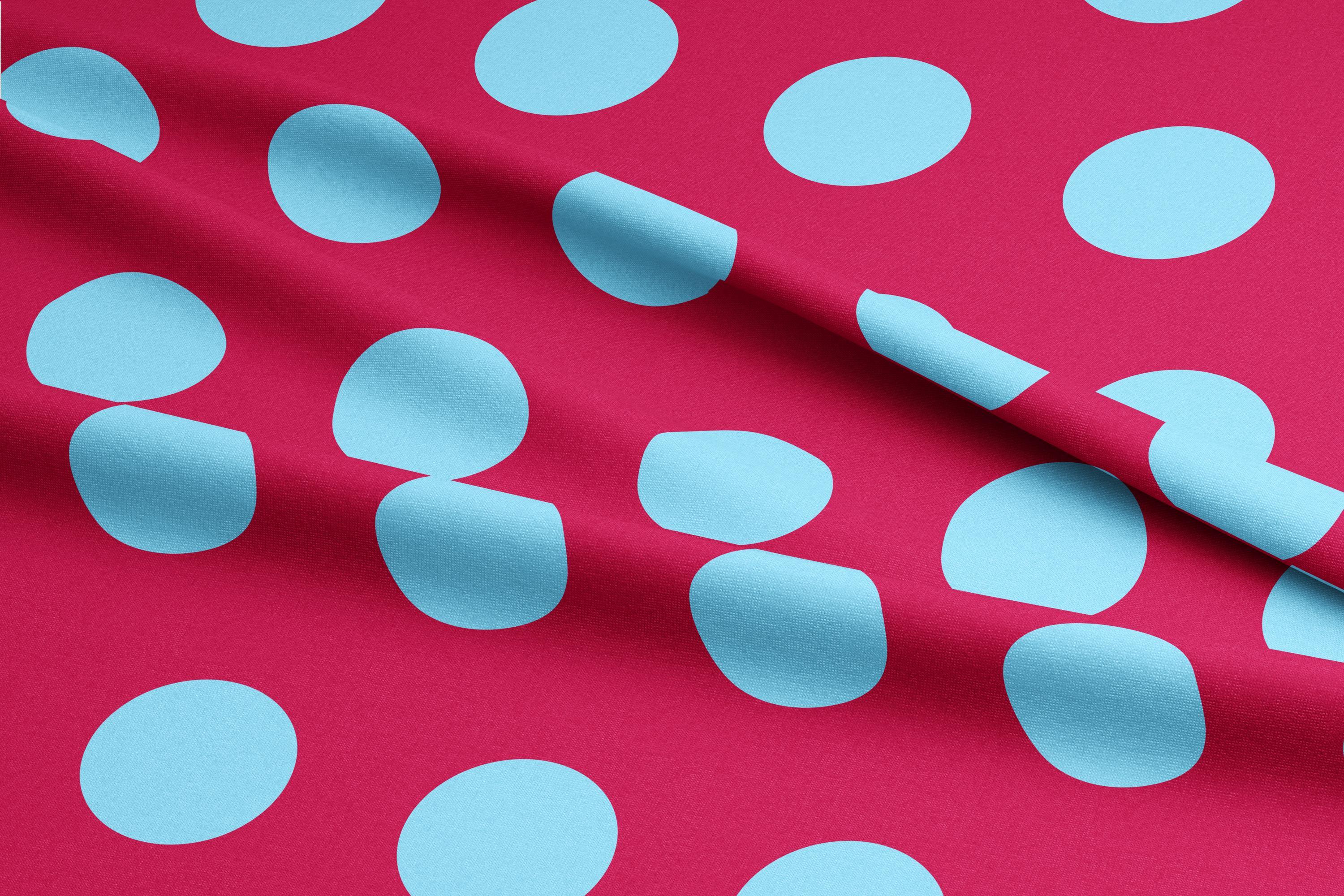Polka-dot Pattern Upholstery Fabric, Choose Your Color, Upholstery ...
