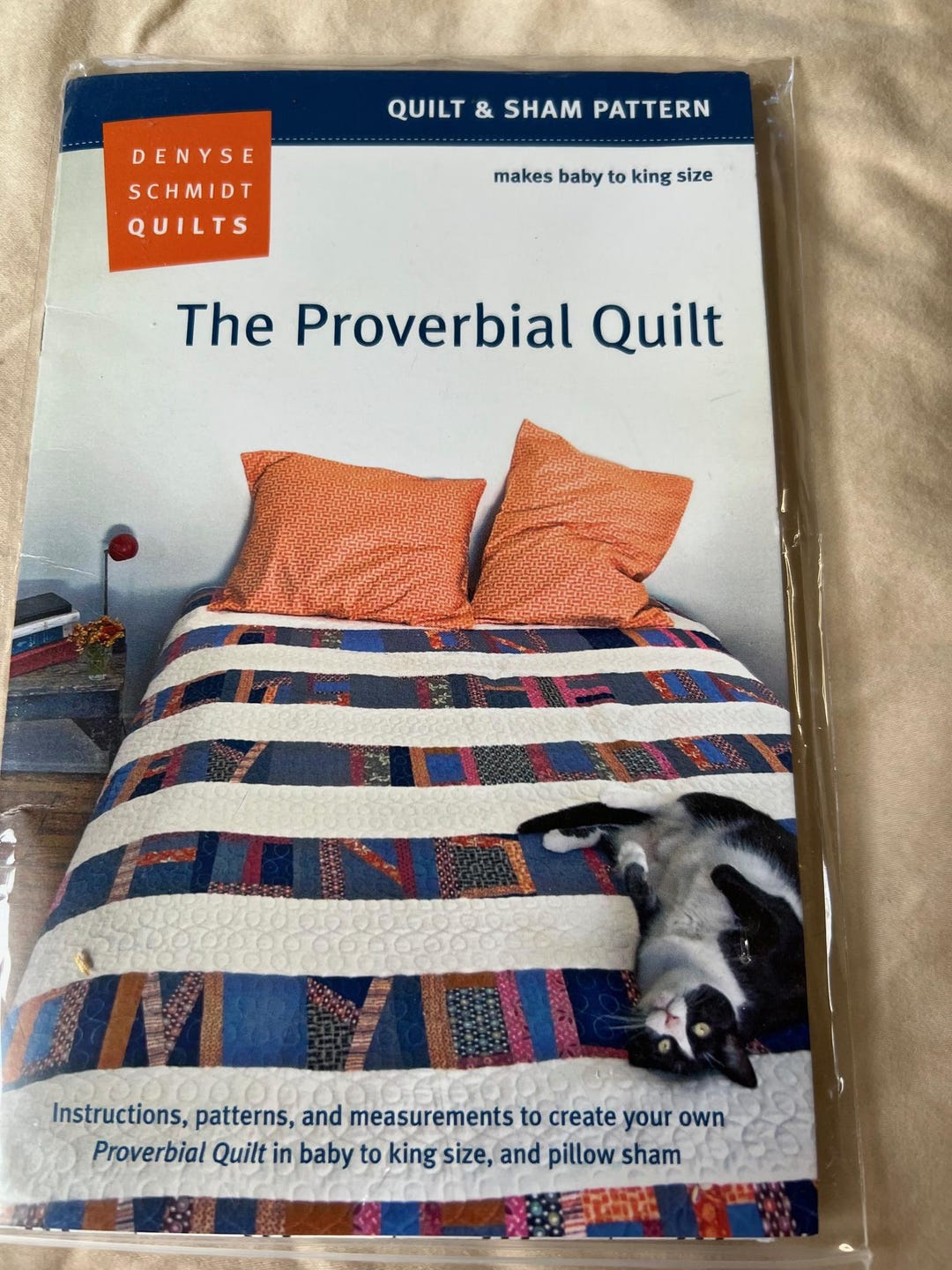 THE PROVERBIAL QUILT & Sham Pattern - Etsy