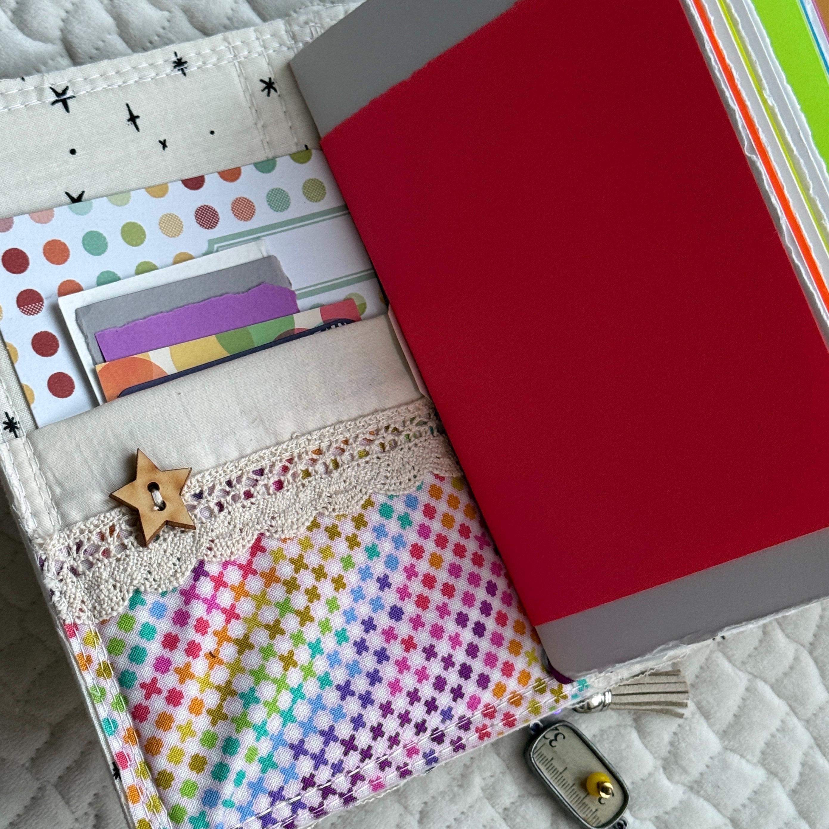 DIY Blank Canvas Journal: Quilted Cover, Recycled Bristol Paper - Etsy