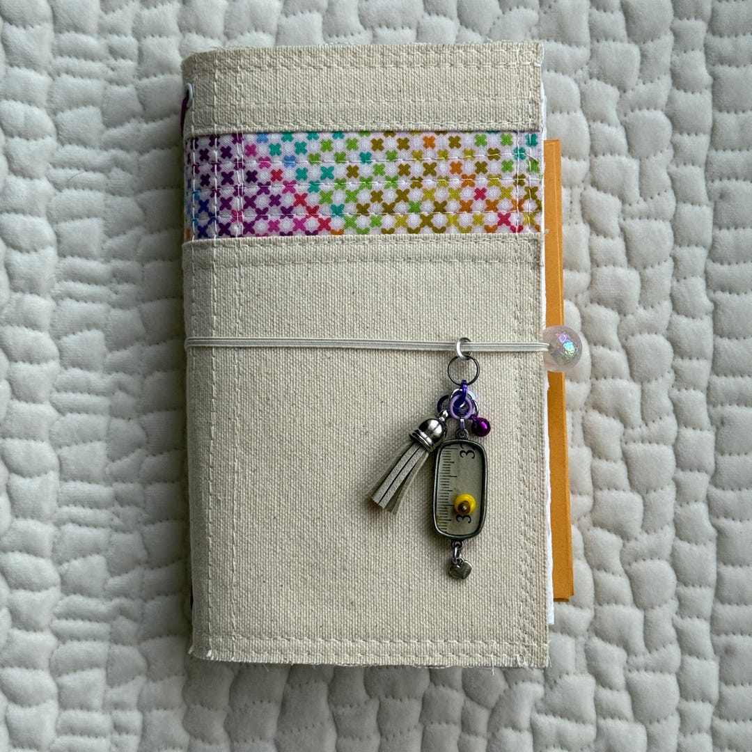 DIY Blank Canvas Journal: Quilted Cover, Recycled Bristol Paper - Etsy