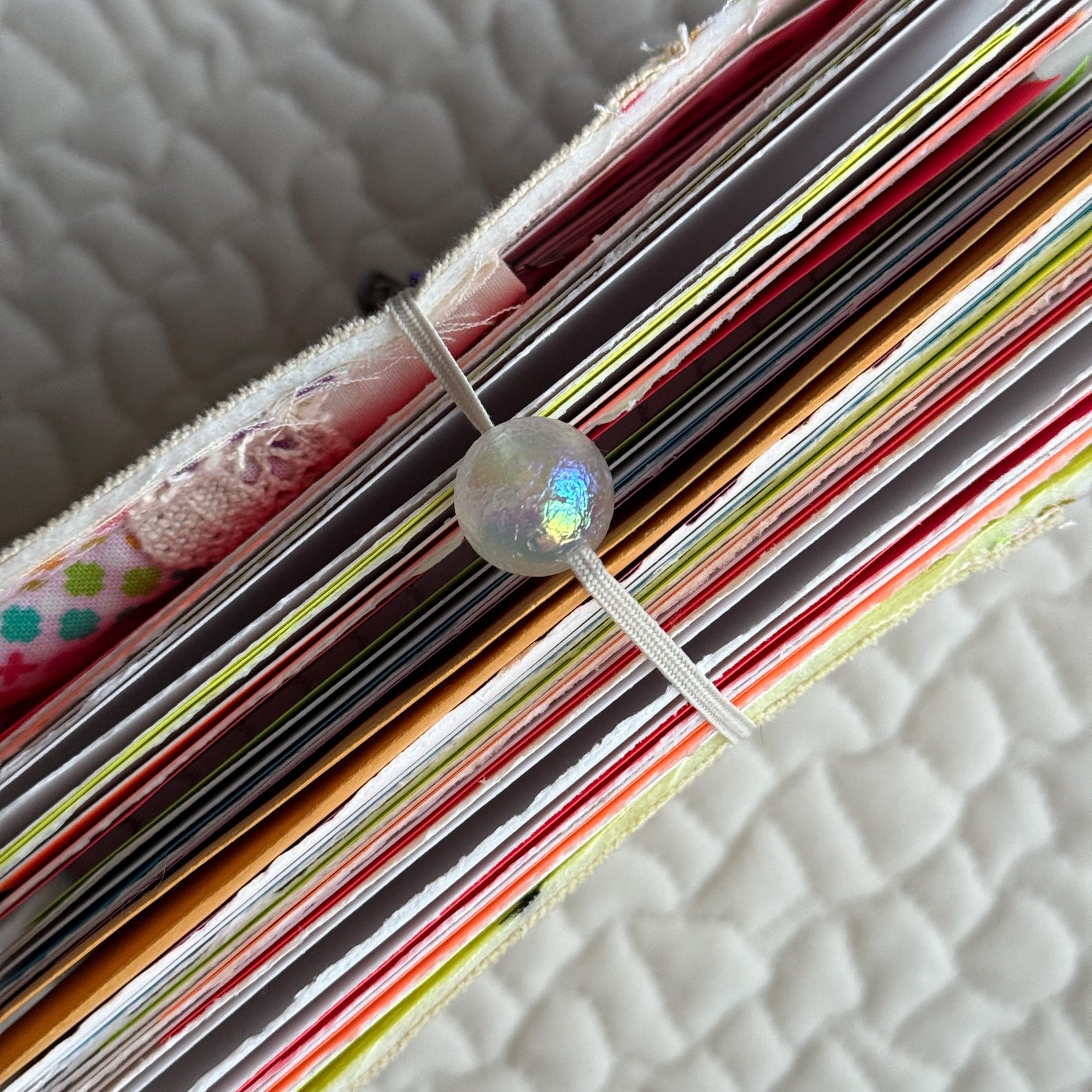 DIY Blank Canvas Journal: Quilted Cover, Recycled Bristol Paper - Etsy