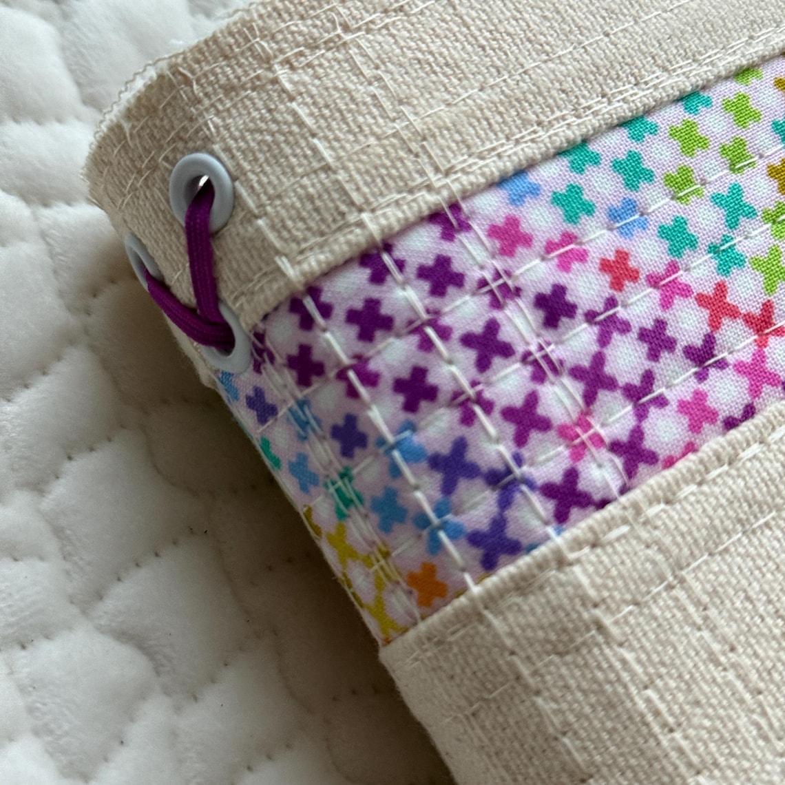 DIY Blank Canvas Journal: Quilted Cover, Recycled Bristol Paper - Etsy
