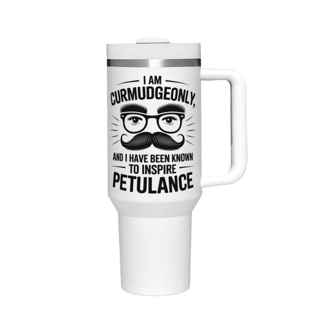 Funny Curmudgeon Travel Mug: Mustache Coffee Cup, Humor Gift - Etsy