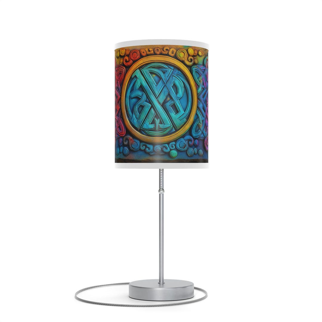 Celtic Knot Rainbow Lamp: Boho Pagan Altar Decor - Etsy