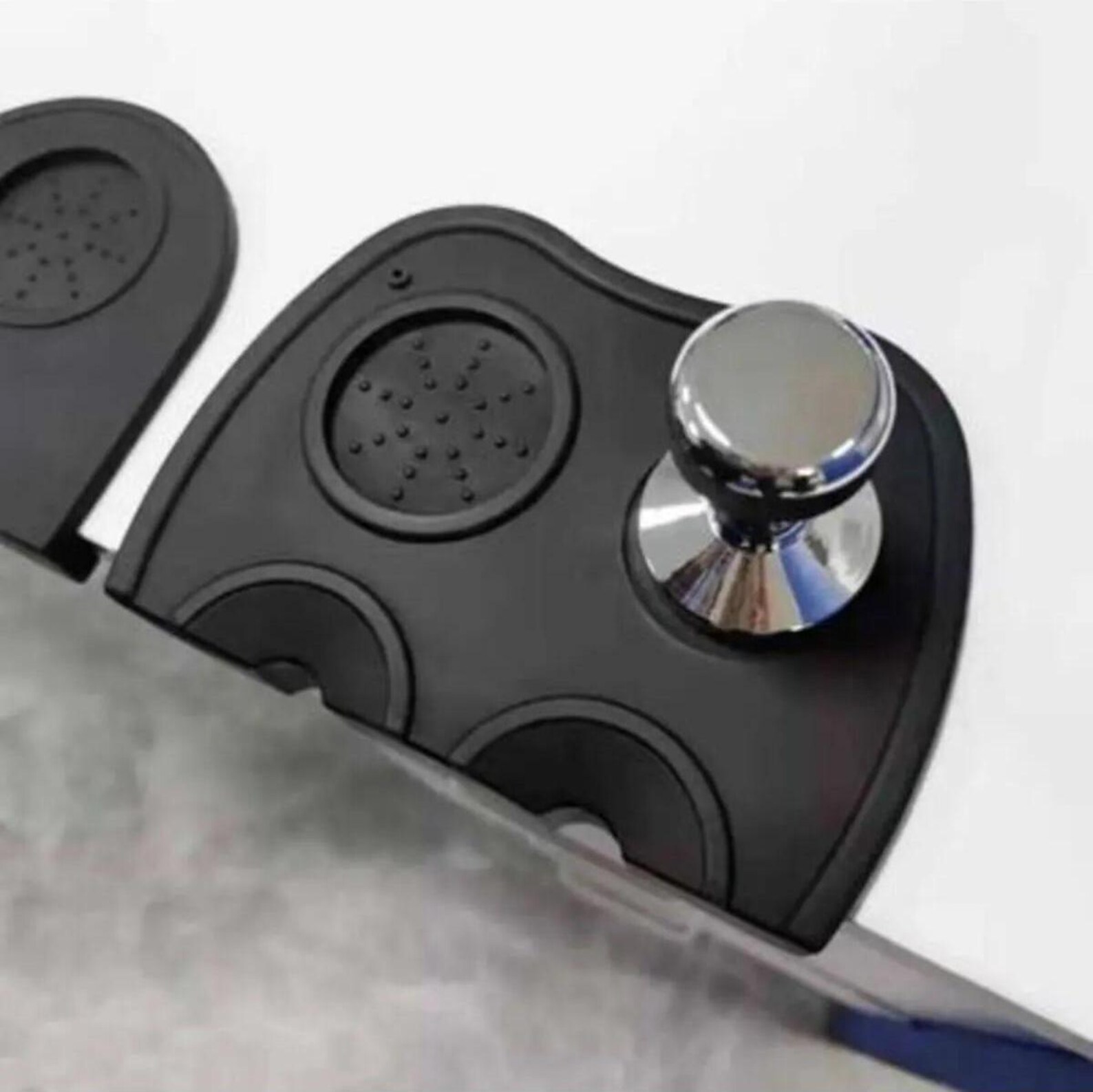 Double Cafe Bar Barista Equipment Coffee Espresso Tamper Temper Tamping ...