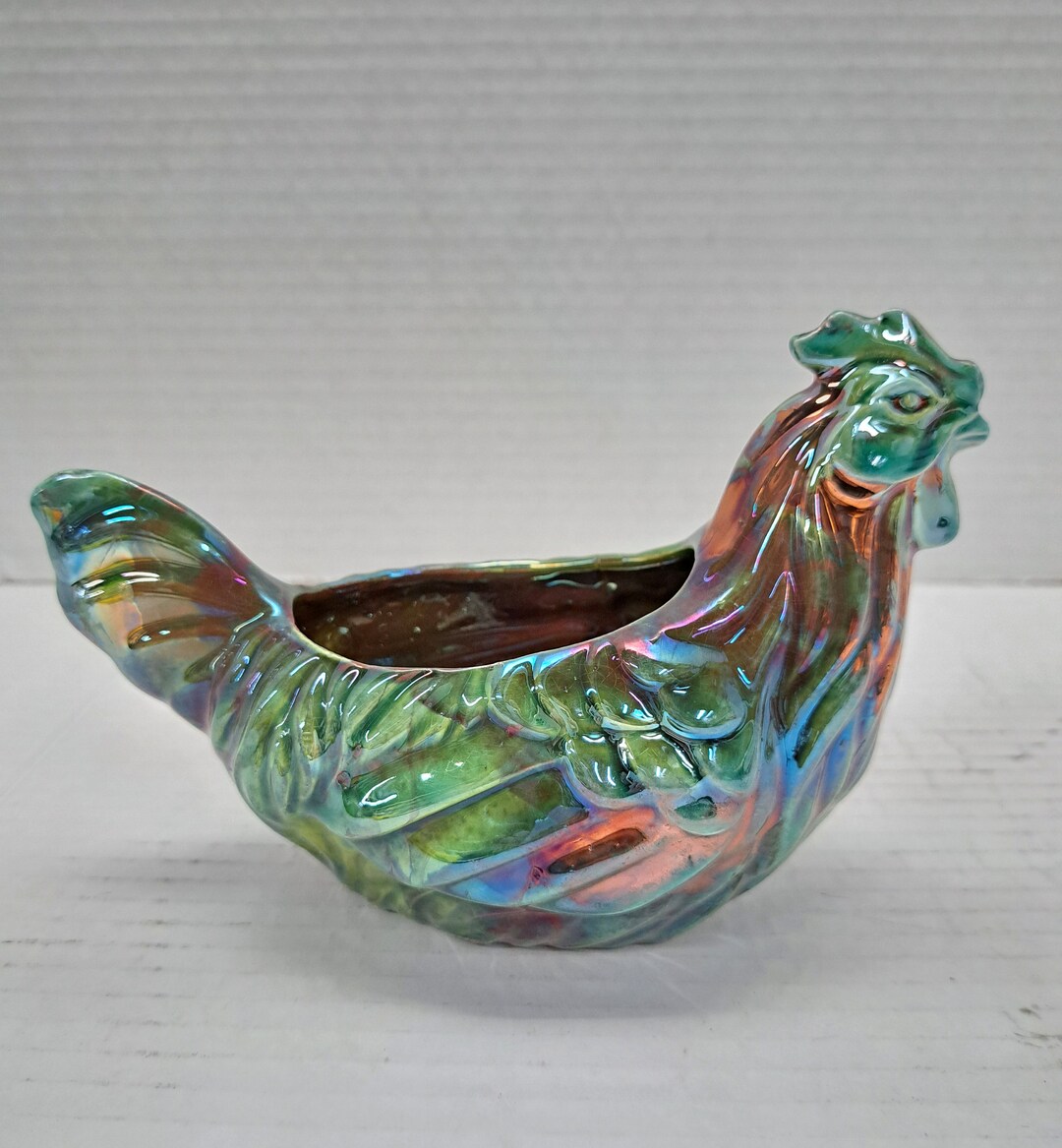 Raku Pottery Ceramic Chicken Scrubbie Dish by Lorrie Wickman the ...