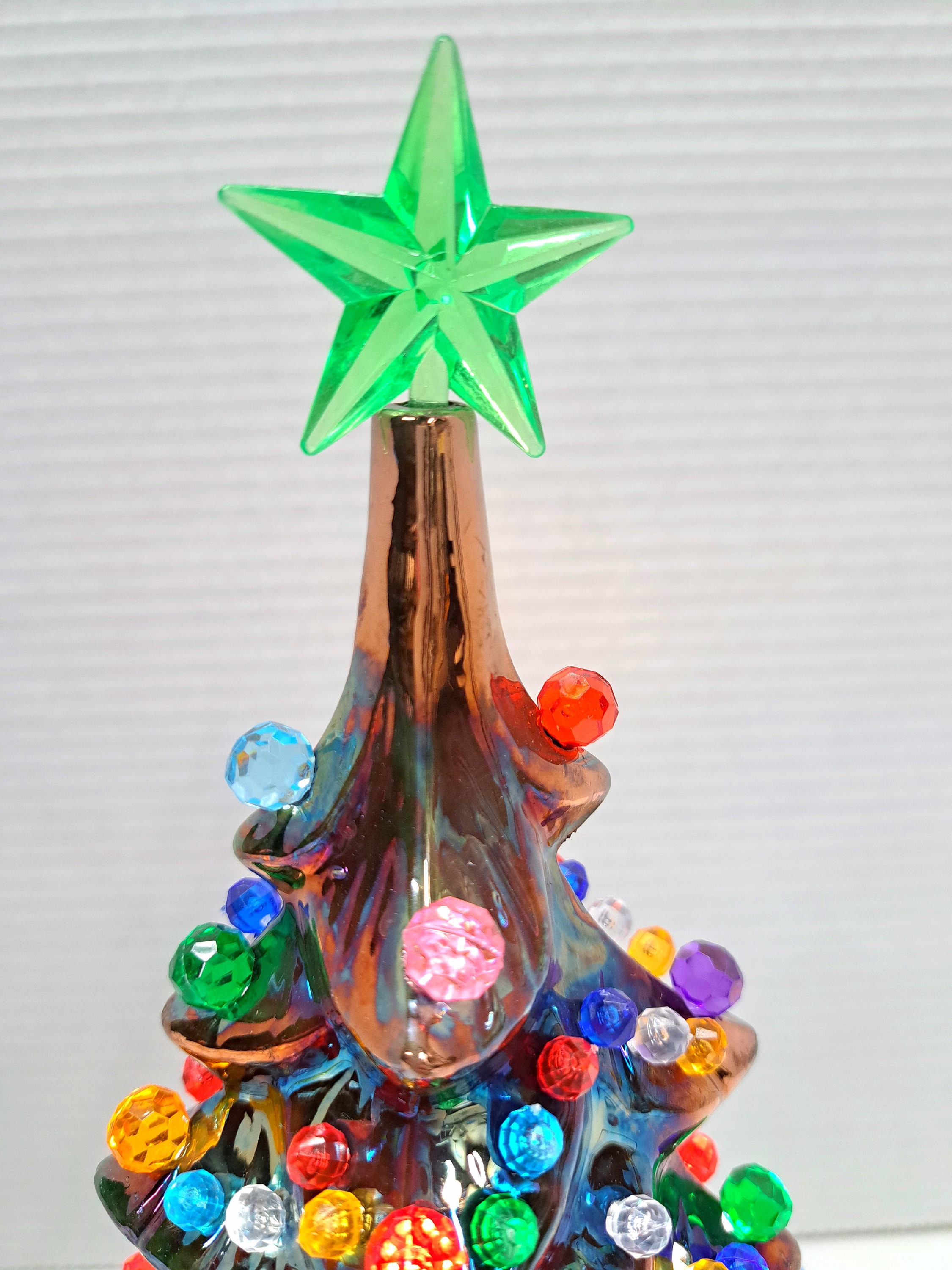 Gare Tree 11 Ceramic Garland Pattern Christmas Tree Raku Pottery by ...