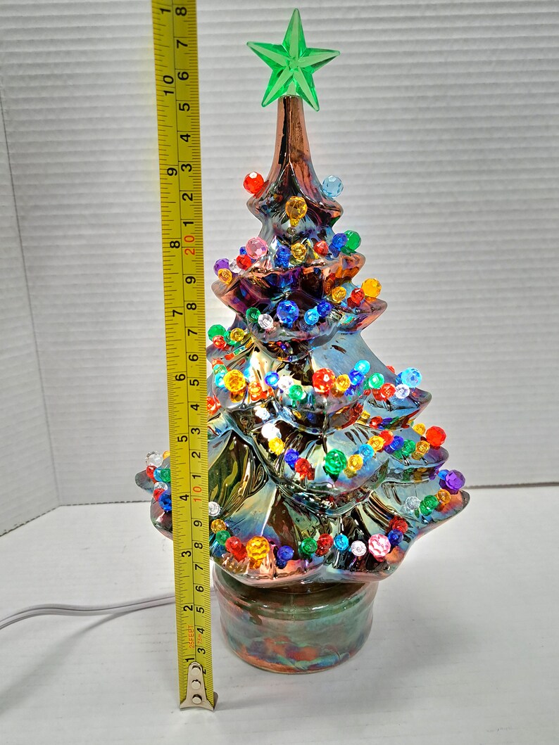 Gare Tree 11 Ceramic Garland Pattern Christmas Tree Raku Pottery by ...